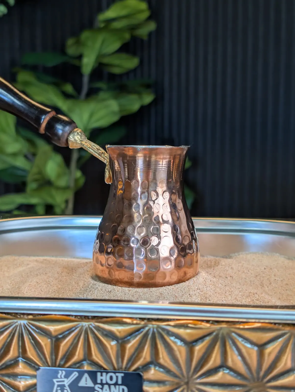 Xhezve Turkish Coffee Pot ~ 6 oz Handcrafted Copper & Stainless Steel ...