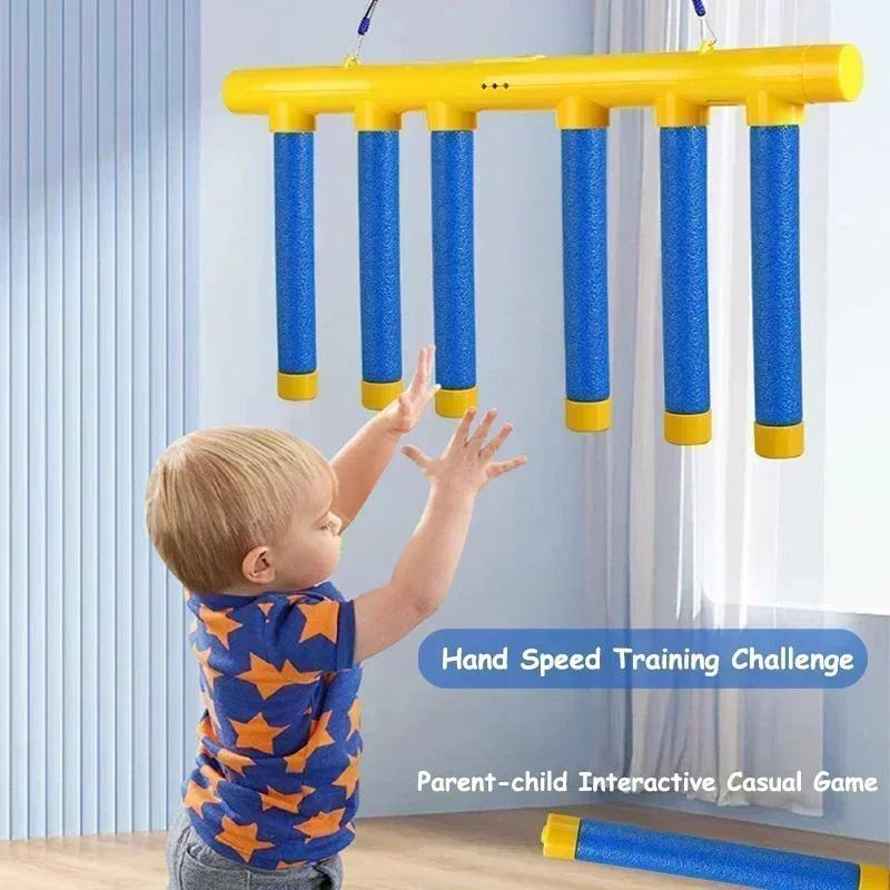 Challenge Falling Sticks Game Kids Stick Catching Toy Training Reaction ...