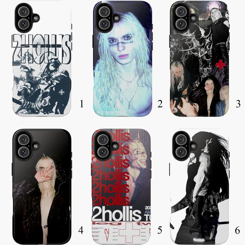 2hollis 2025 Tour Phone Case – Red Vintage Aesthetic Cover for iPhone ...