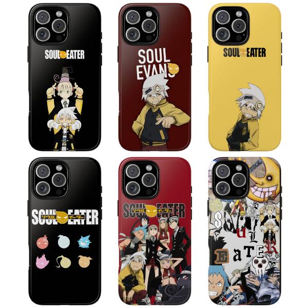 Combo Soul Eater Cartoon Design Phone Case, Kid Manga Anime Vibe TPU ...