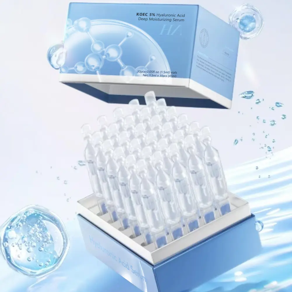 KOEC Hydrating Serum- Deep Moisturizing Hyaluronic Acid Tubes Skin ...