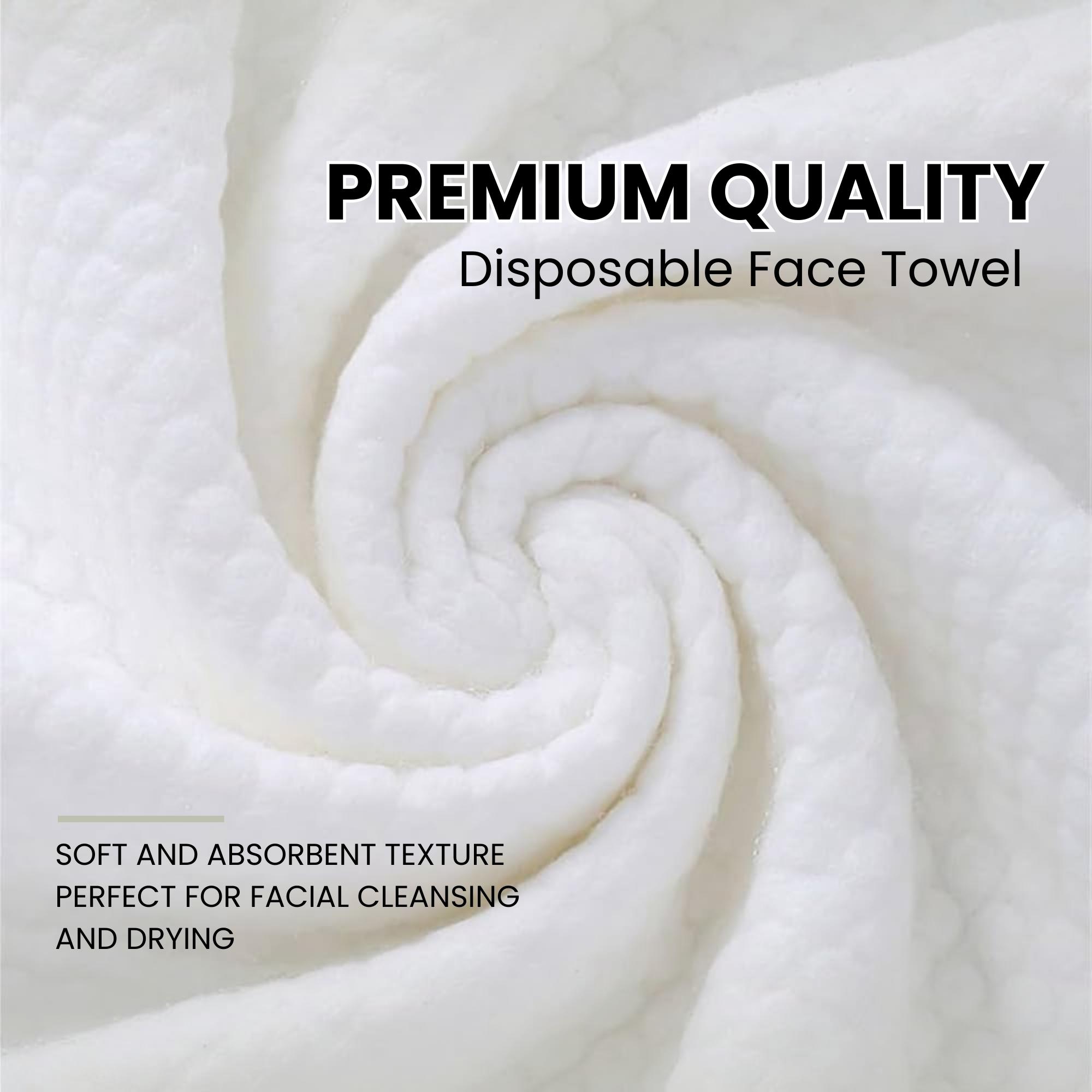 2 Pack Disposable Face Towel, 120 Count Clean Face Towels ...