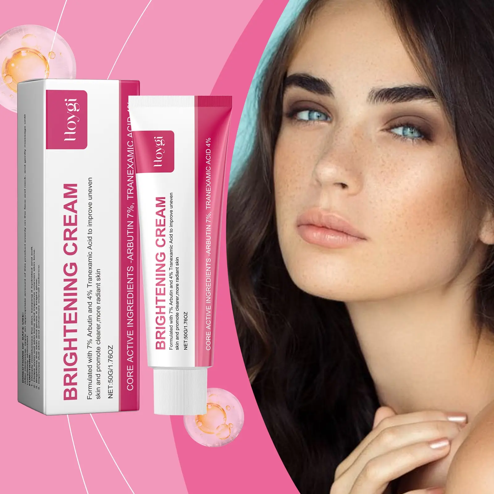 Multifunctional Whitening Cream with 7% Kojic Acid & Arbutin, Spot ...