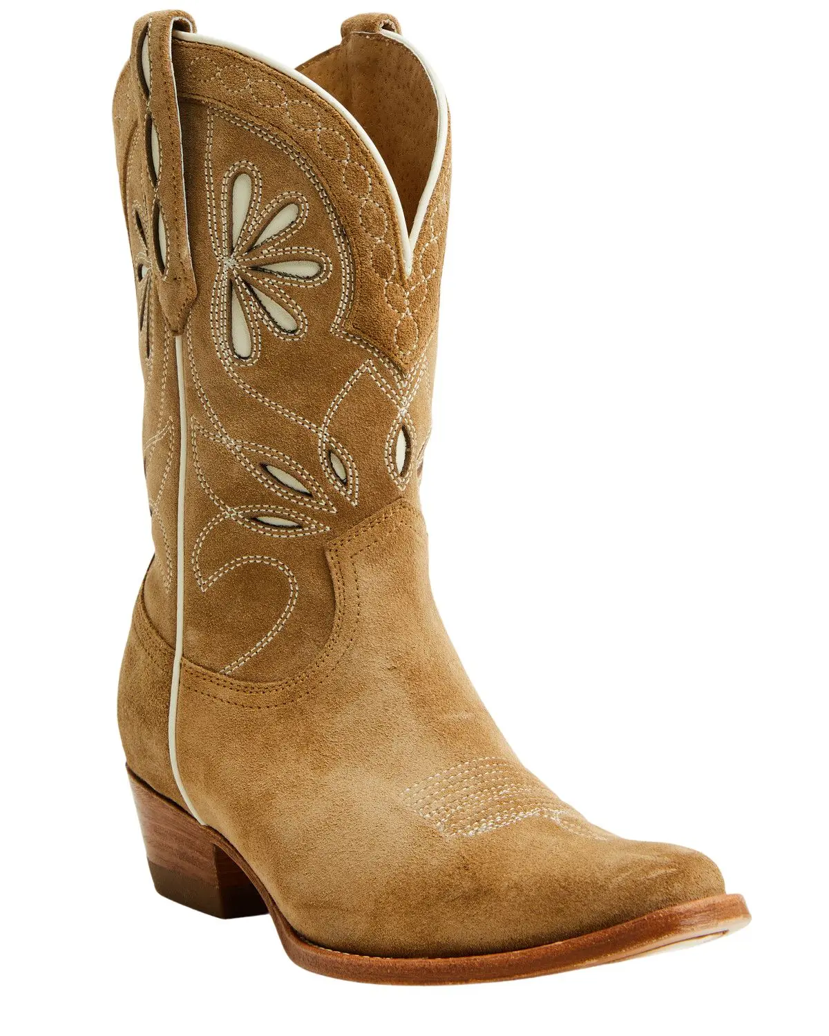Shyanne Women's Women'S Tansy Suede Western Booties Snip Toe ...