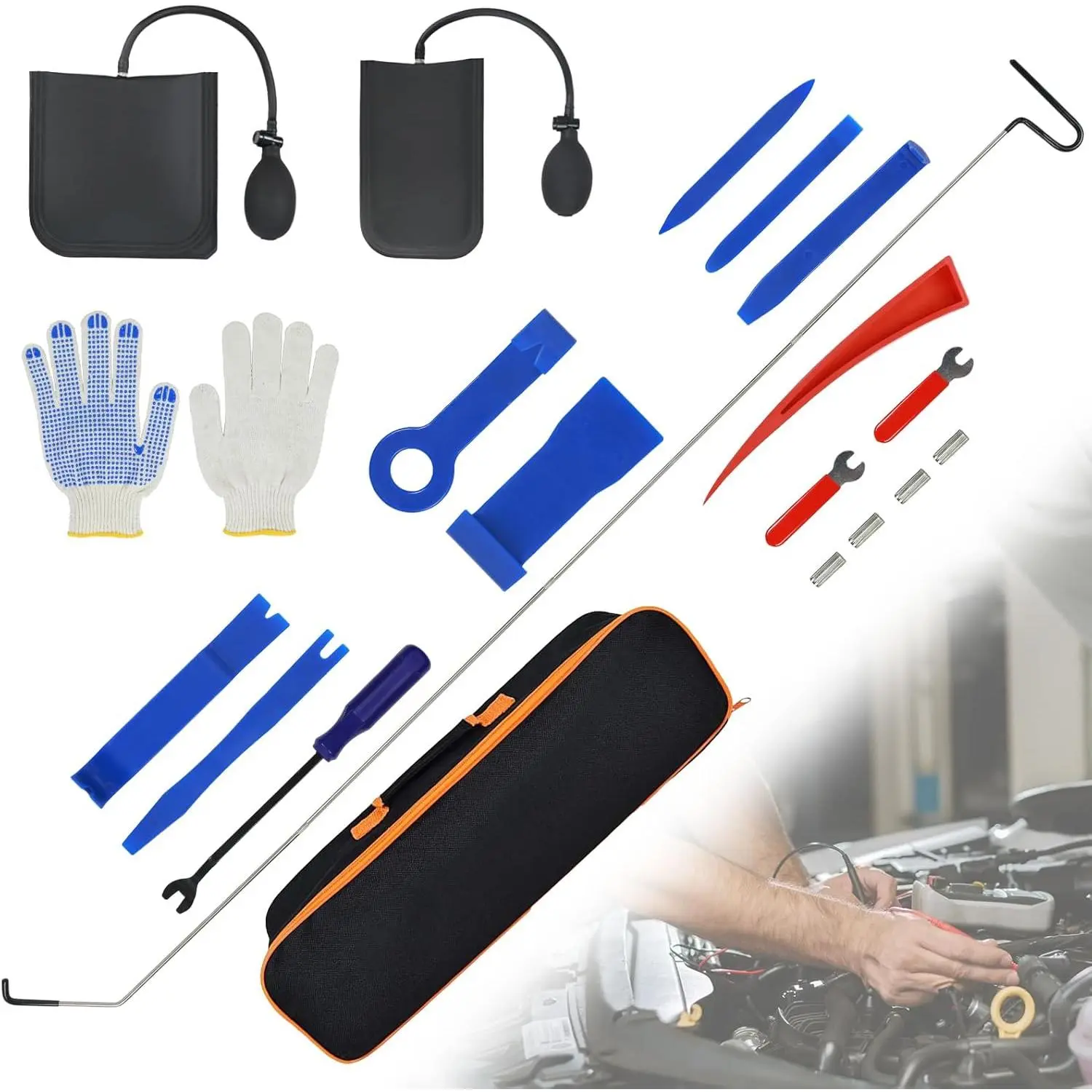 Stainless Steel Repair Tools, Portable Tool Kit Pin Puller Tool Set for ...