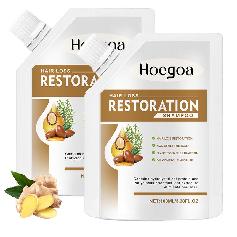 Hoegoa Natural Hair Growth Shampoo - Ginseng & Ginger Formula to Reduce ...
