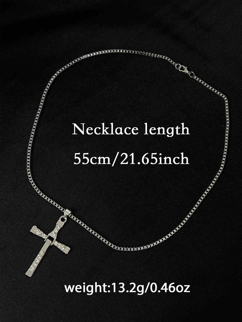 Fast and Furious Cross Necklace Unisex Fashionable Movable Pendant ...