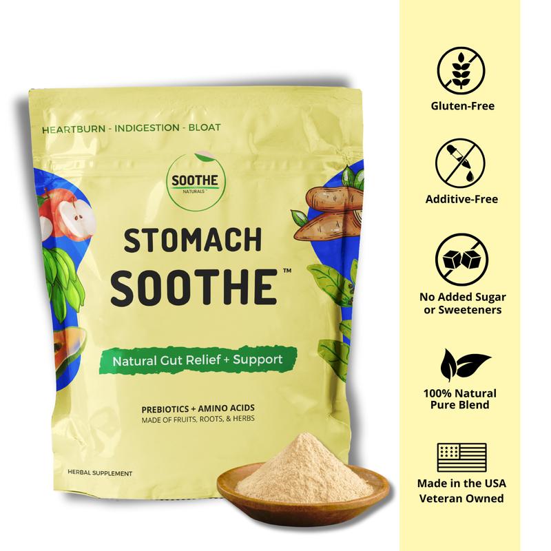 Stomach Soothe - Heartburn, Indigestion & Bloat Relief - 100% Natural ...