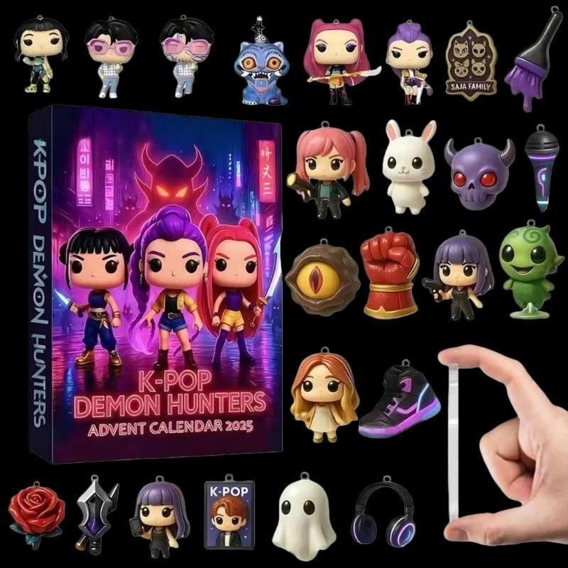 2025 Countdown Calendars Kpop Demon Hunters Advent Calendar Model Doll ...
