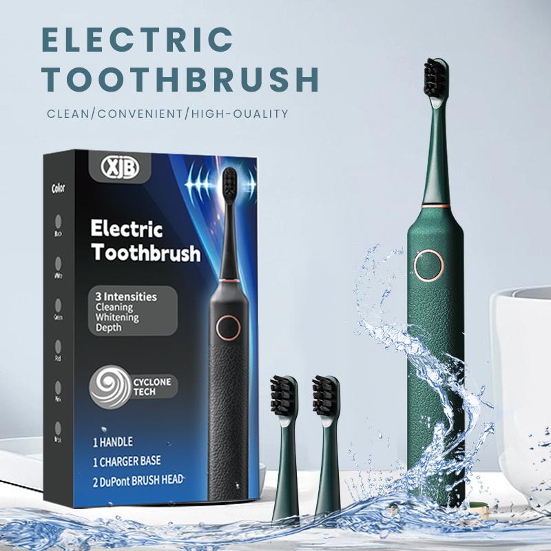 Electric Toothbrush for Adults - Rechargeable Toothbrushes with 2 Brush ...