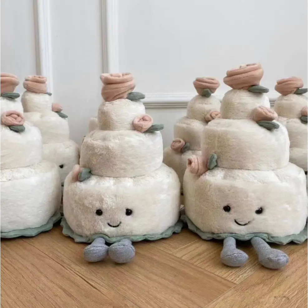 Jellycat Birthday Cake Cute Plush Toy Adorable Soft Cuddly Pastel ...