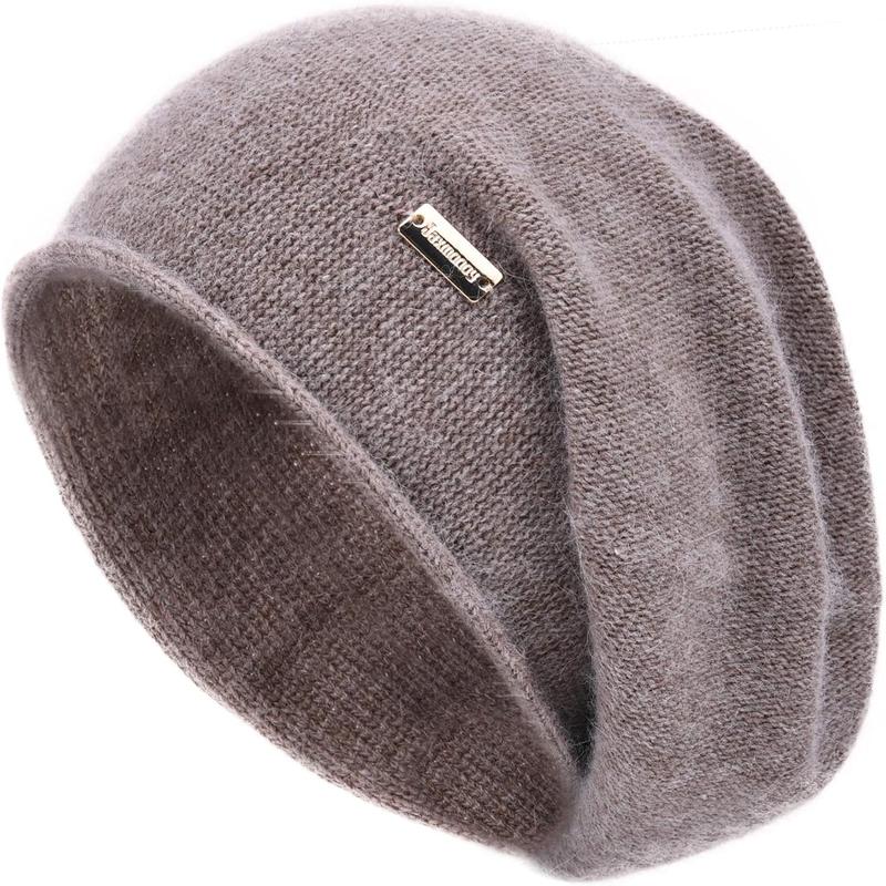 jaxmonoy Slouchy Knit Beanie Hat for Women Winter Soft Warm Ladies ...