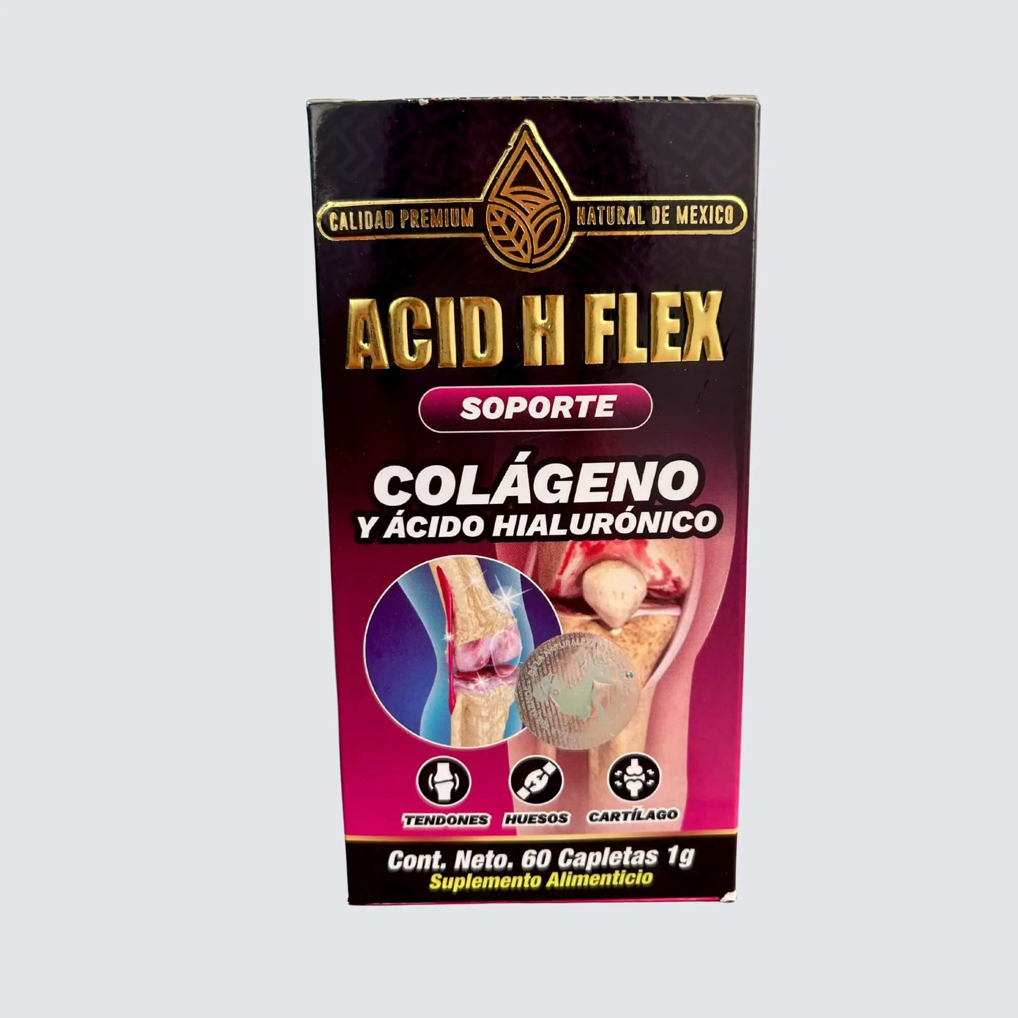 ACID H FLEX SUPPORT Collagen & Hyaluronic Acid 60 Caplets - TikTok Shop
