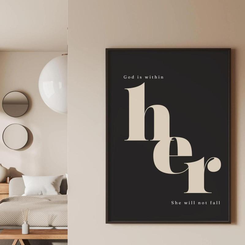 AMEP Female unframed Poster, Feminine Print, Female Empowerment ...