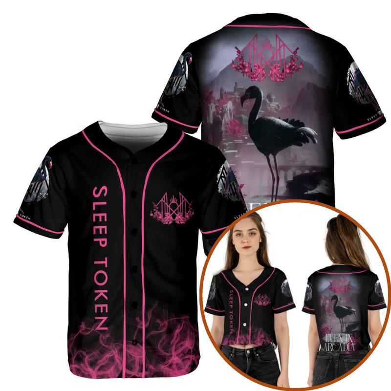 Sleep Token Flamigo Even in Arcadia Jersey, Rock Band Merch, Sleep ...
