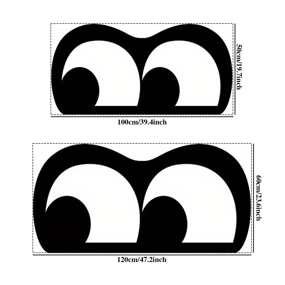 Eye Pattern Carpet, Non-slip Soft Floor Mat, Washable Area Rug ...