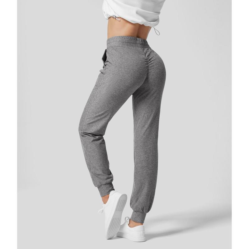 Halara High Waisted Drawstring Side Pocket Ruched Yoga Joggers - TikTok ...