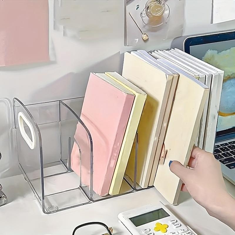 Acrylic Desk Organizer, 1 Count Transparent Desk Storage Holder ...