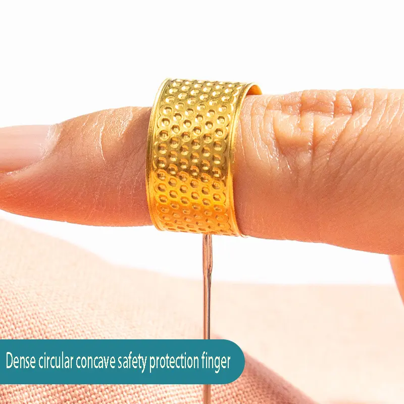 Thickened top needle old-fashioned household adjustable finger cover ...
