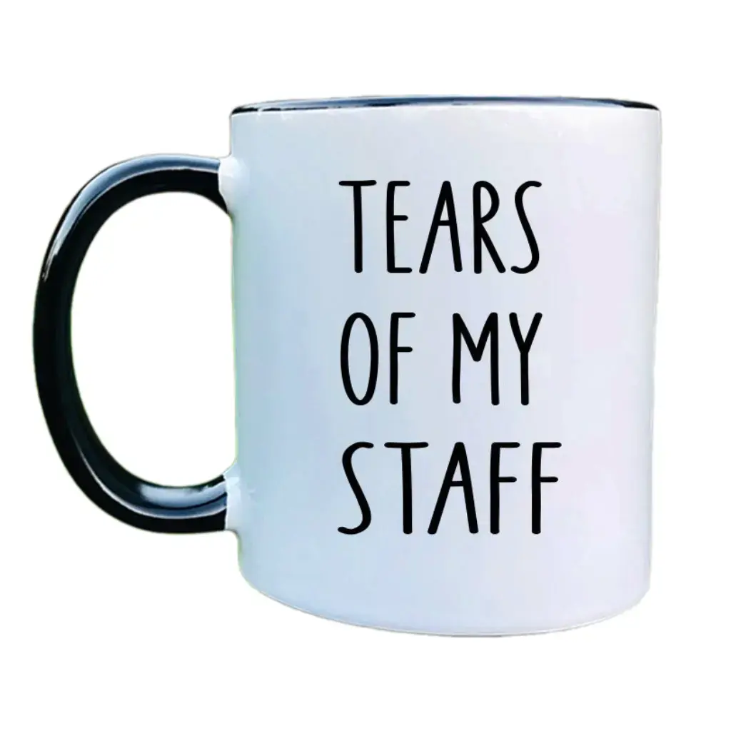 Tears Of My Staff Coffee Mug Boss Mug Funny Manager Gift Office Humor ...