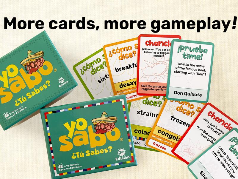 Yo Sabo: Editions 1 & 2 Bundle – The Complete Bilingual Card Game Set ...