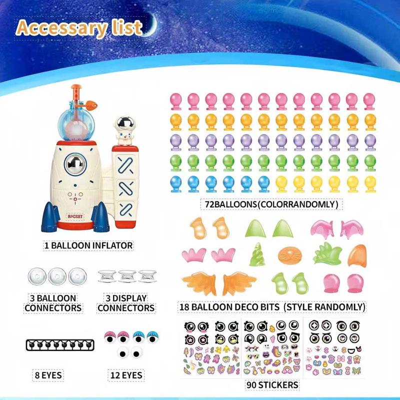 DIY Space Magic Balloon Craft Kit, Sticker Decorated Balloons Toy for ...