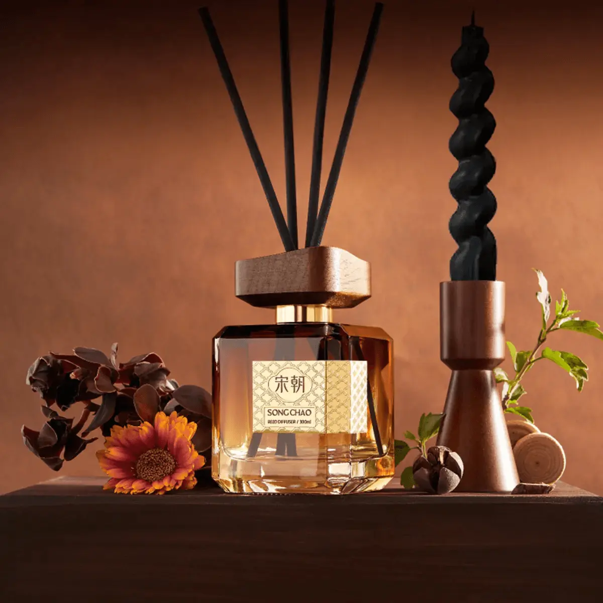 SONG CHAO Luxury Hotel Scent Diffuser - 300ml Reed Diffuser for Home ...