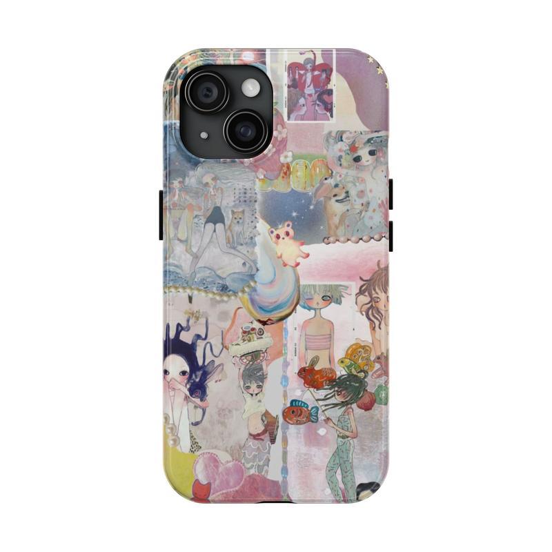 Aya-Takano Art Collage Phone Case|Compatible for iPhone 17Air 16Promax ...