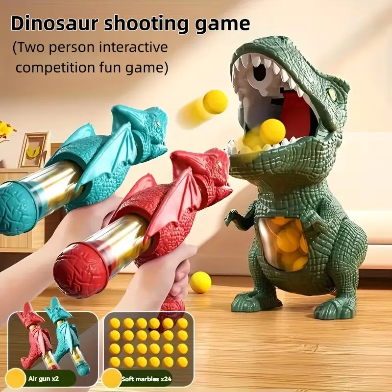 Dinosaur Launch Toy Game, Fun Elastic Shooting Model, Playful Design ...