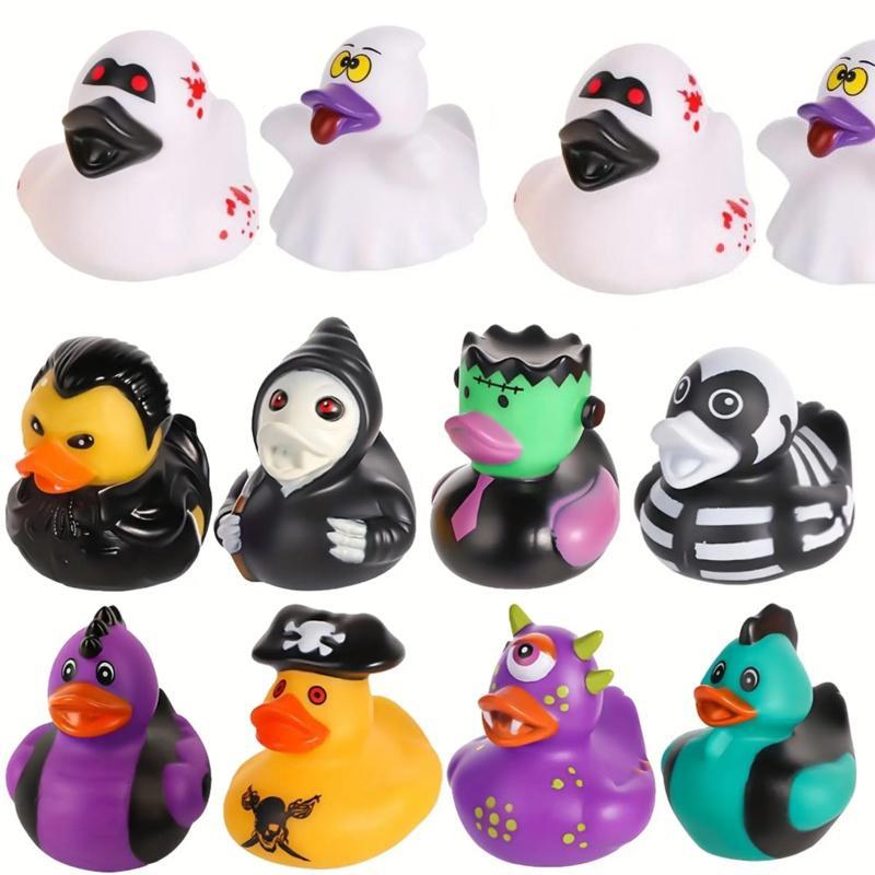 10-Pack Halloween Theme Rubber Ducks, 5.08cm PVC Party Decorations ...