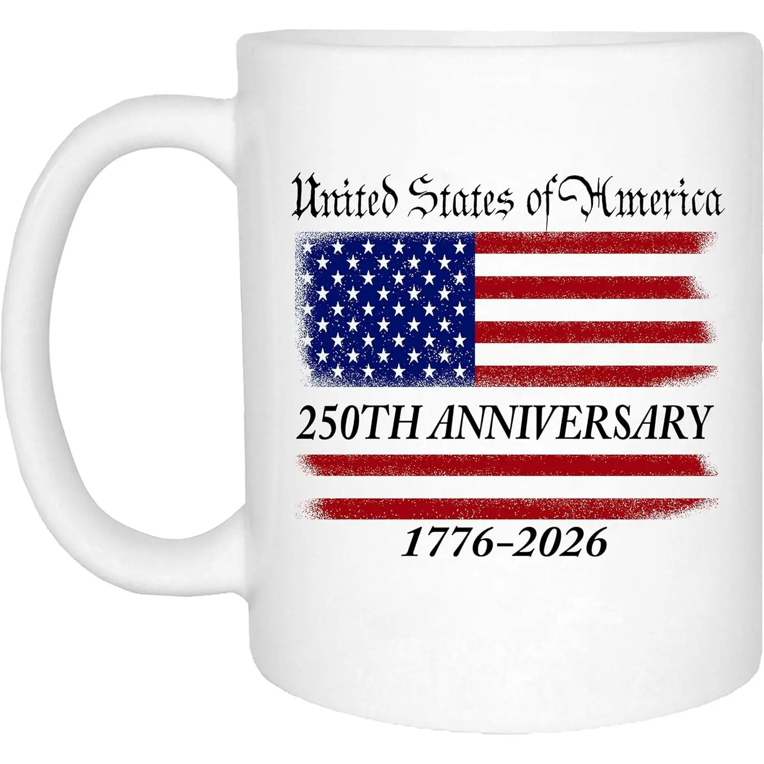America 250 Years of Freedom Coffee Mug, USA Bicentennial 1776-2026 ...