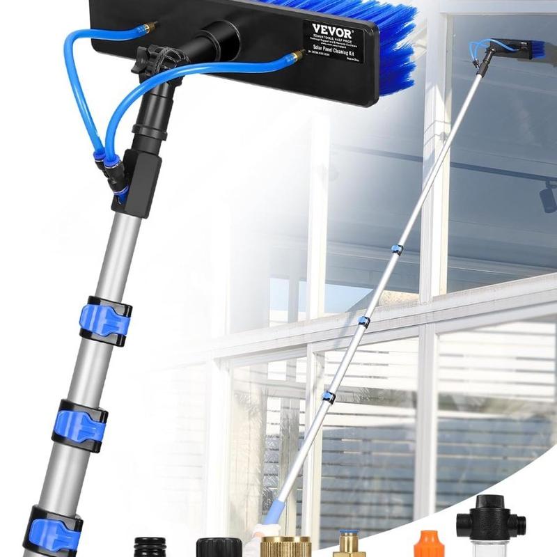 VEVOR Water Fed Pole Kit, 24FT Solar Panel Cleaning Pole with ...