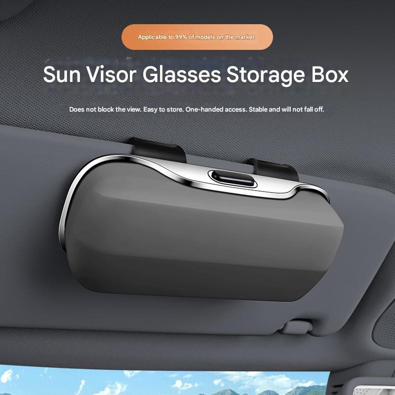 Car sun visor accessories storage box universal sunglasses glasses ...