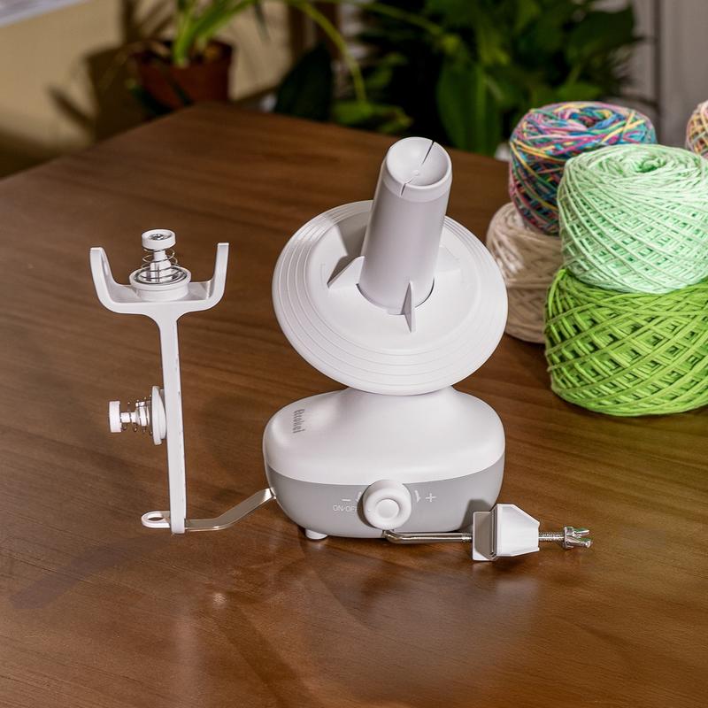 Electric Yarn Winder for Crocheting & Knitting, Compact Yarn Cake ...