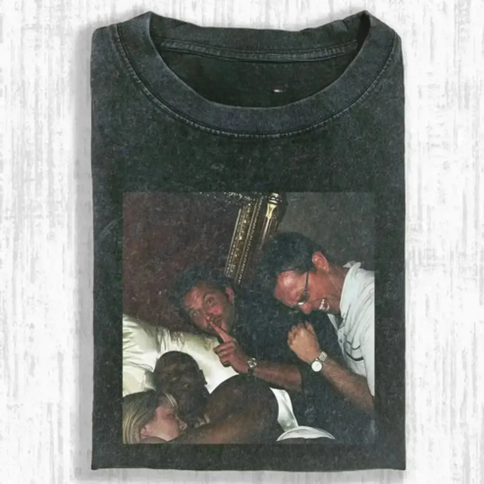 The Hangover Wolfpack Bed Scene Vintage Washed T Shirt, Funny Comedy ...
