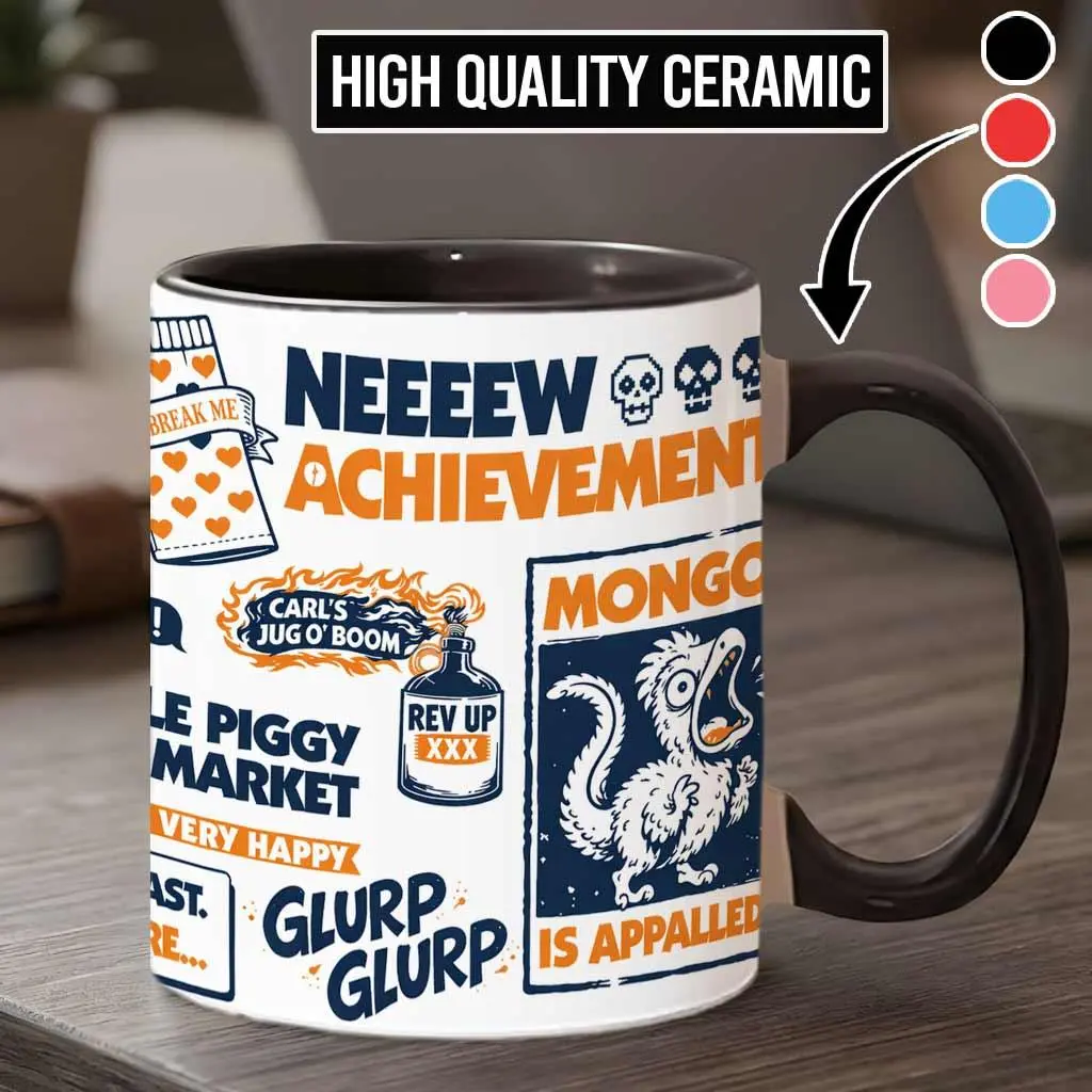 Dungeon Crawler Carl Inspired New Achievement 15oz Mug, Gaming Coffee ...