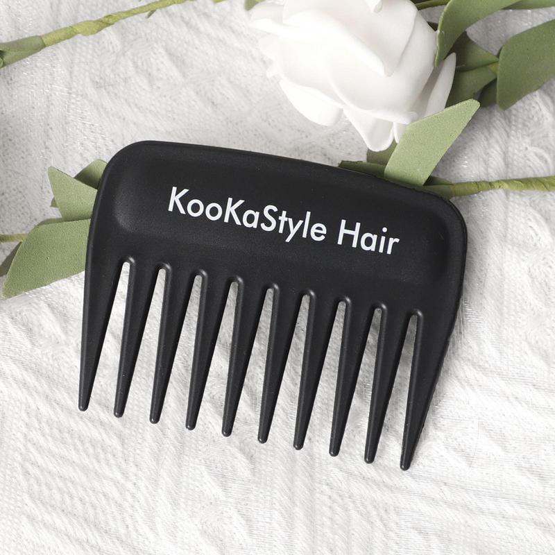 [KooKaStyle] Wide Tooth Comb, Portable Anti-static Comb for Human Hair ...
