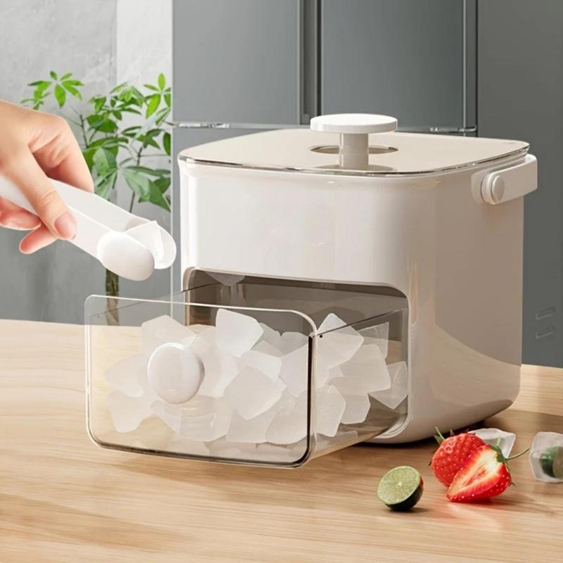 48 Ice Cube Maker with Easy Connector, Large Capacity Dual Layer Design ...