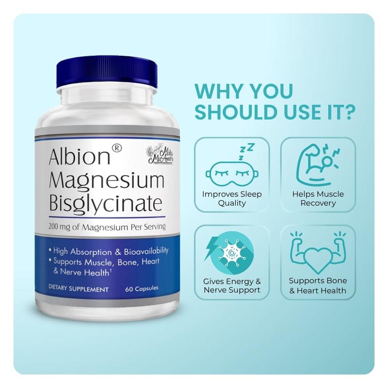 Albion® Magnesium Bisglycinate | Highly Absorbable Chelated Magnesium ...
