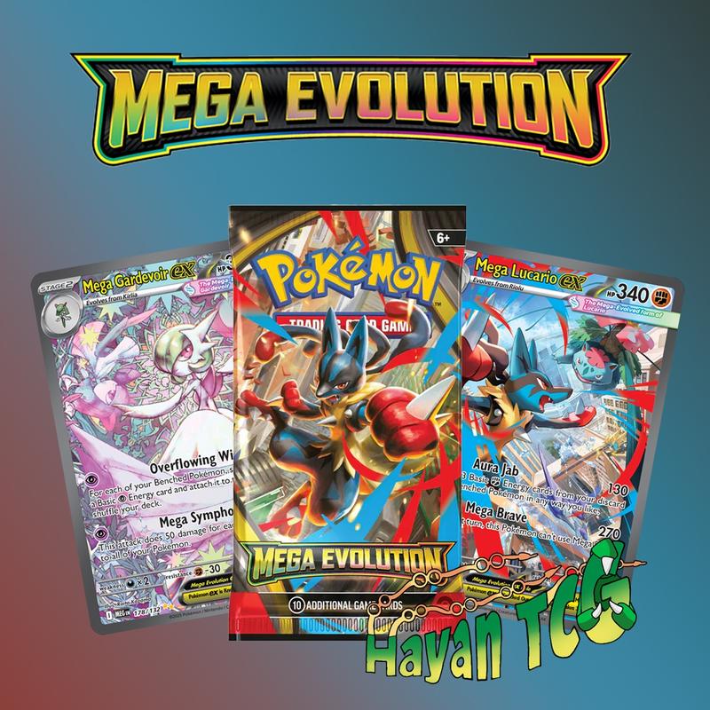 Pokémon TCG : Mega Evolution Booster Pack(s) [MEG] [EN] - TikTok Shop