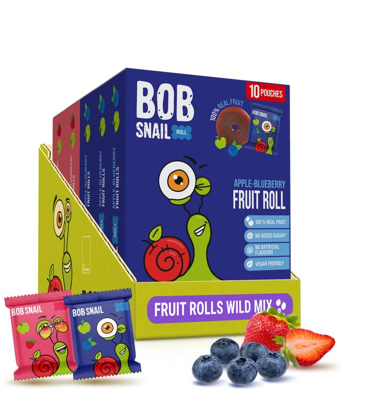Bob Snail Healthy Snacks Wild Berry Mix Family Pack - Gluten free fruit ...