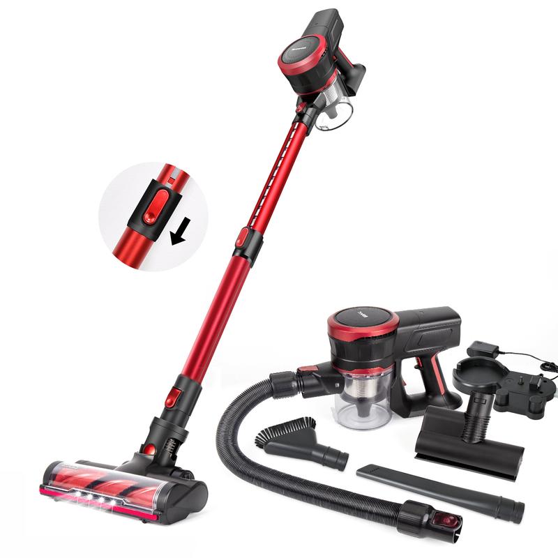 MOOSOO Cordless Vacuum 23Kpa Quiet Yet Powerful, Stick Vacuu | Holiday ...