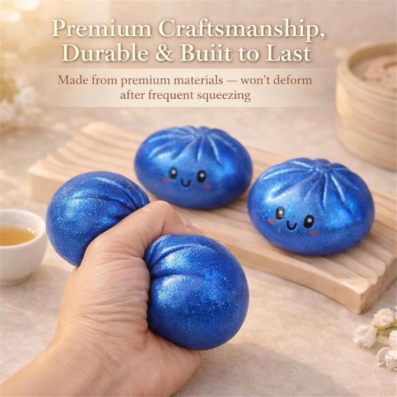 Ultra-Soft Slow-Rise Dumpling Squishy, Mysecret Bun Fidget Toy, Soft ...