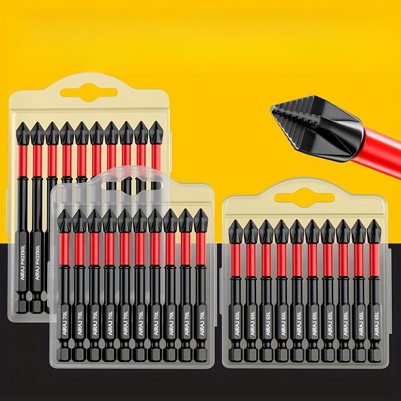 Magnetic Phillips Screwdriver Bit Set, High Hardness Anti-slip ...