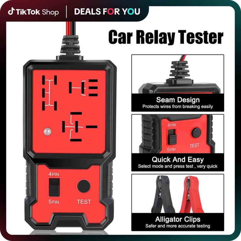 Automotive Relay Tester Tool for Summer, 12V Car Relay Tester ...