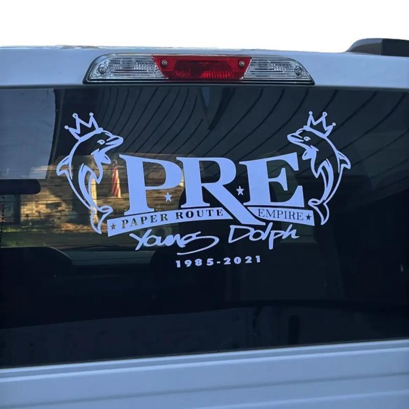 Pre Paper Route Empire Custom Decal Young Dolph on Car Window ...