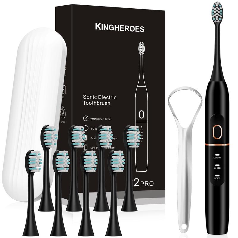Electric toothbrush, Rechargeable electronic toothbrushes, 4 modes ...