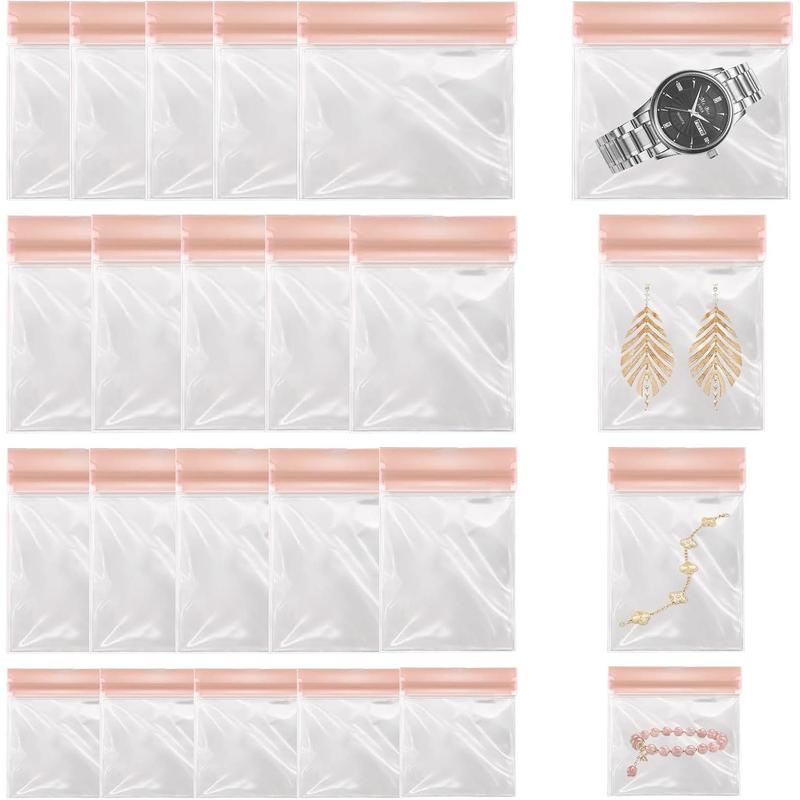 20 count Clear Bags, EVA Anti Tarnish Storage Bags,Mini Pouch Small ...