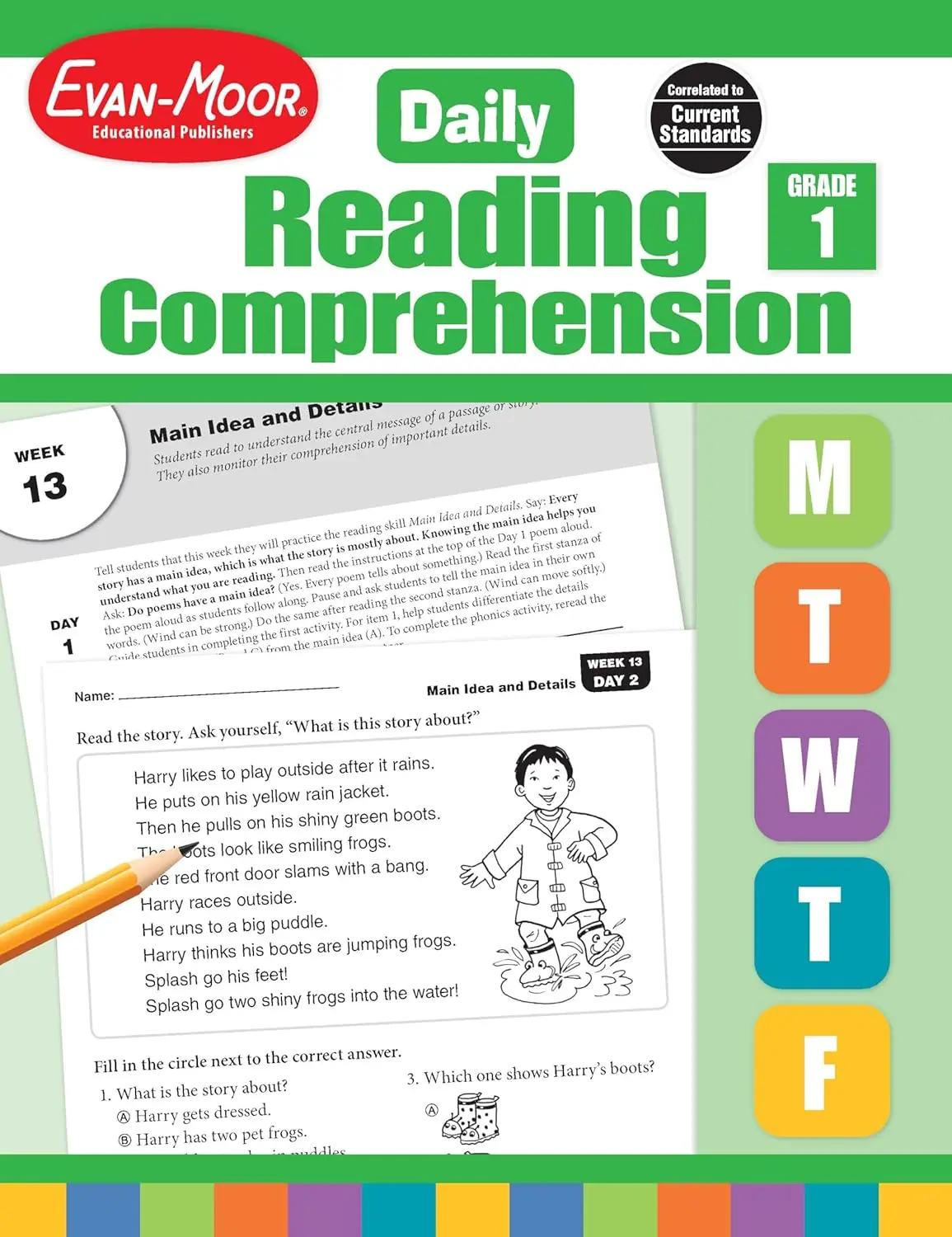 Evan-Moor Daily Reading Comprehension, Grade 1 - Homeschooling ...