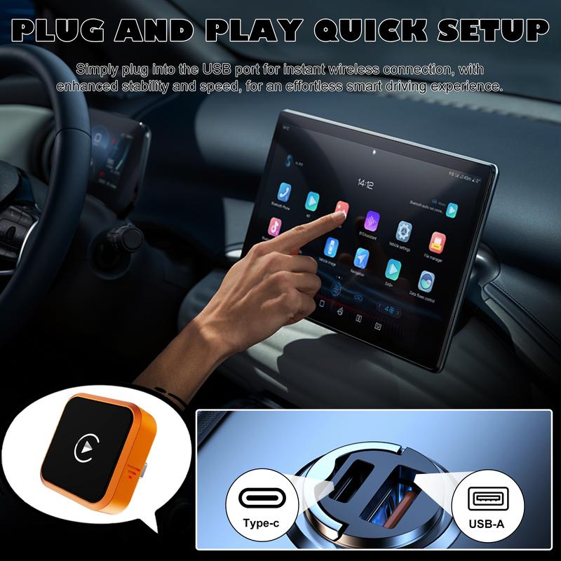 New CarPlay 2026 Wireless Adapter - Mini Cube Pro 3.0 Plug & Play, Auto ...